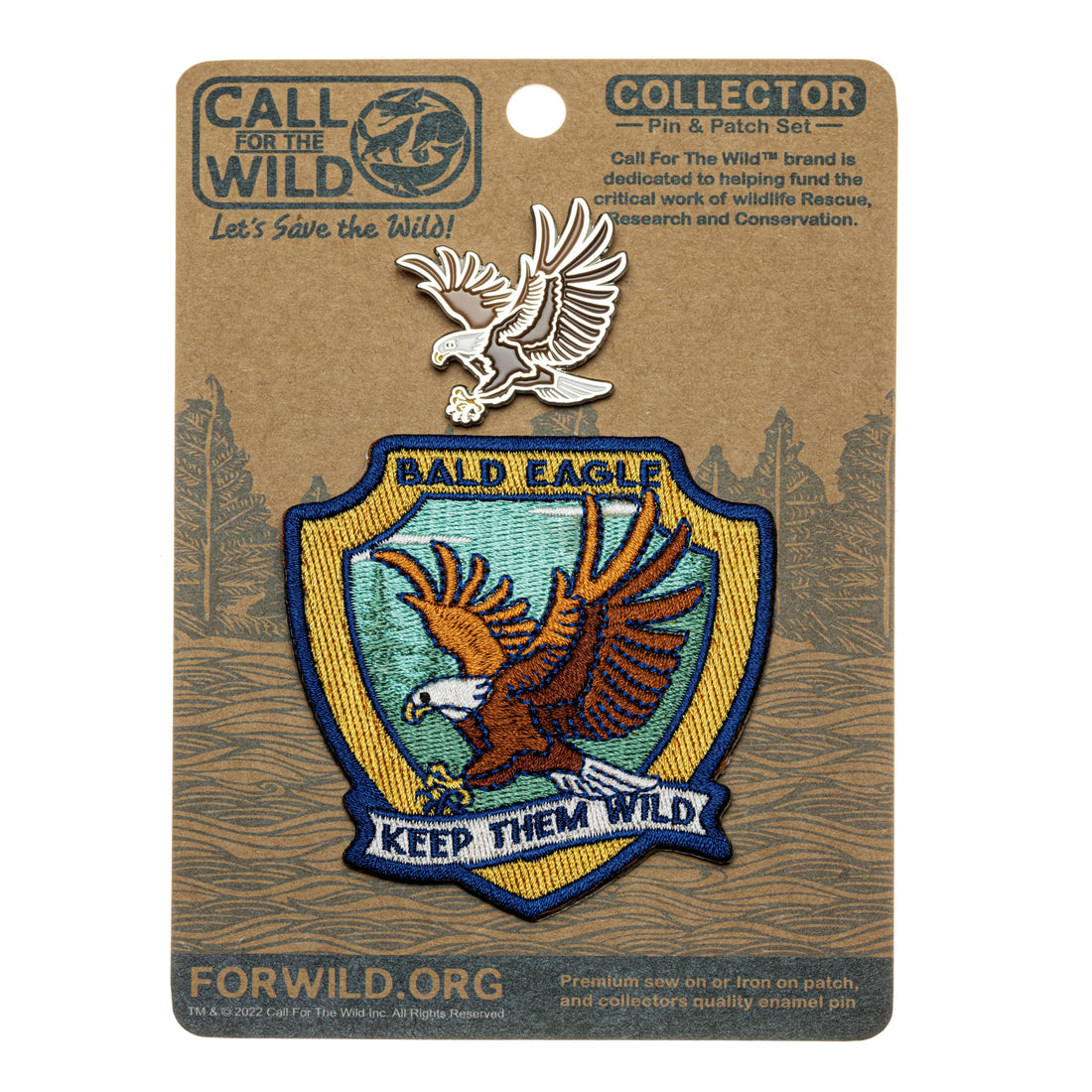Patch Pin Set - Bald Eagle – Wholesale - Call for the Wild